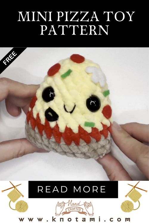 Crochet Mini Pizza Toy Pattern