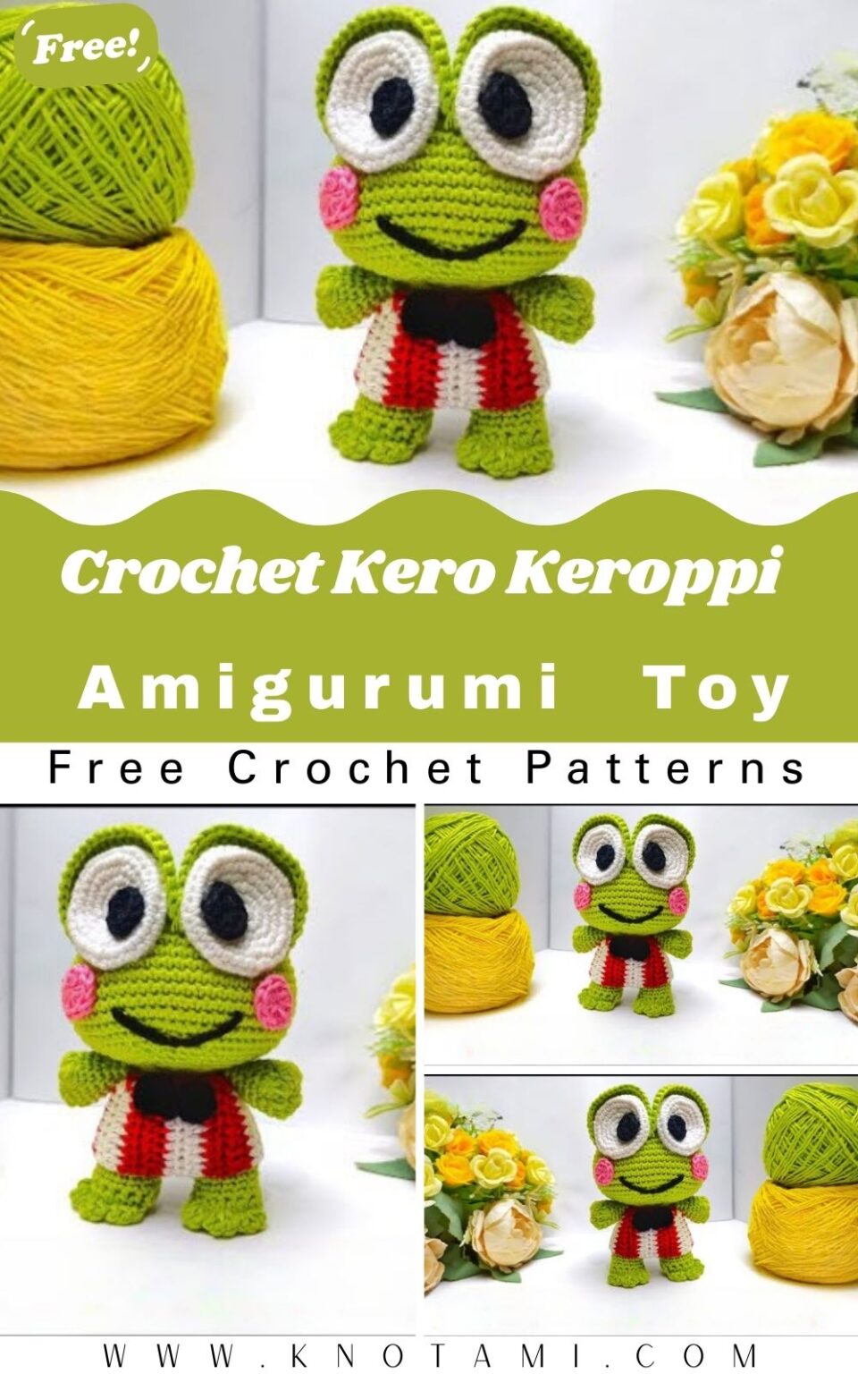 Crochet Kero Keroppi Amigurumi