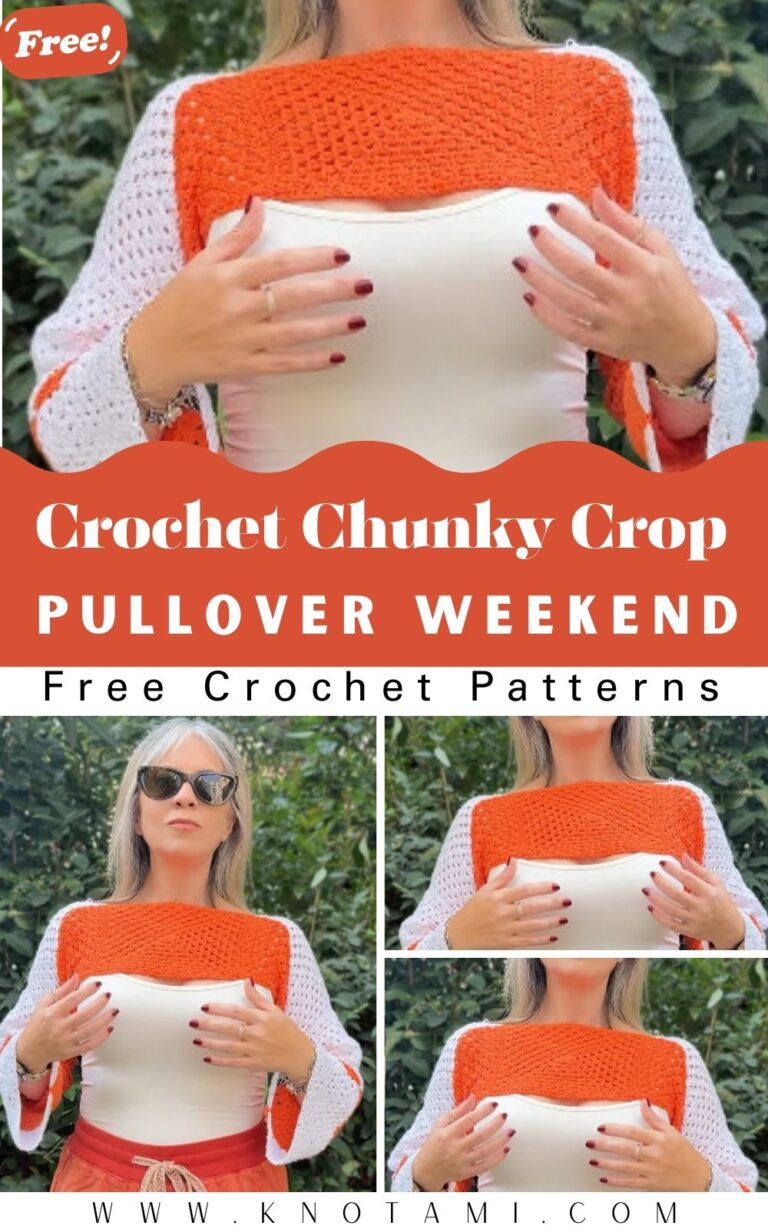 Crochet Chunky Crop Pullover Weekend